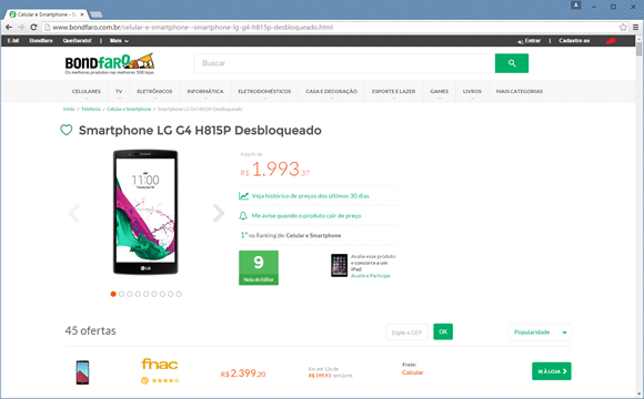 Top 5 sites de comparação de preços