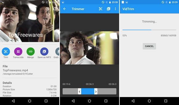 Top 5 aplicativos para recortar vídeos no Android