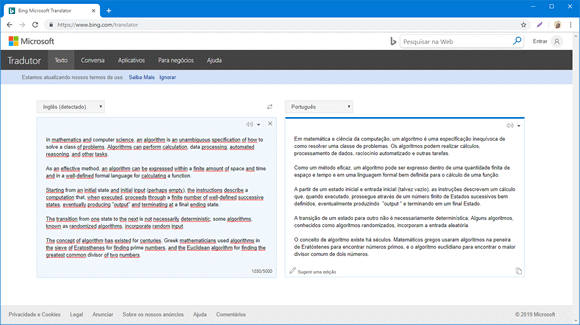 Top 5 serviços de tradução de texto online gratuitos