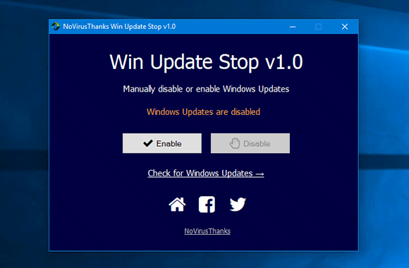 Top 5 programas para desabilitar a atualização automática do Windows 10