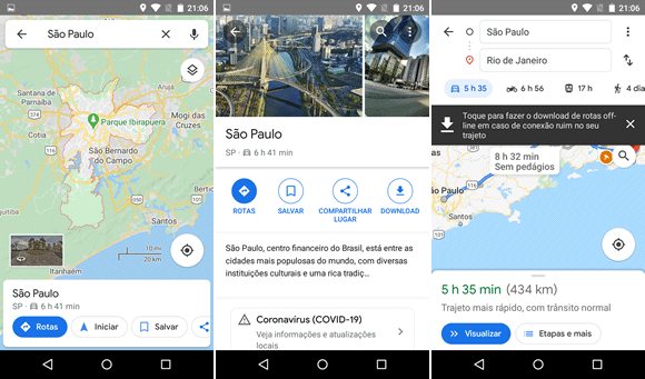 Top 5 apps gratuitos de GPS para Android que funcionam offline
