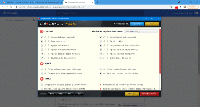 Top 5 extensões para limpar o cache do Chrome rapidamente