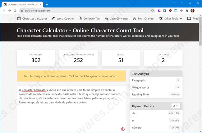 Top 5 sites para contar o número de caracteres de um texto