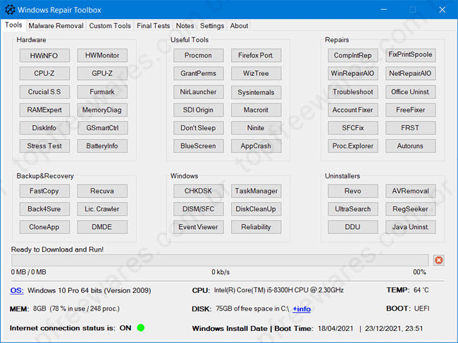 Top 5 ferramentas para reparar problemas no Windows 10