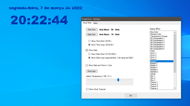 Top 5 programas para colocar um relógio na área de trabalho