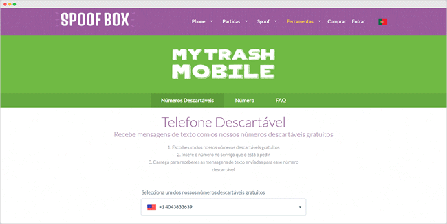 Top 5 sites para usar números de telefones descartáveis